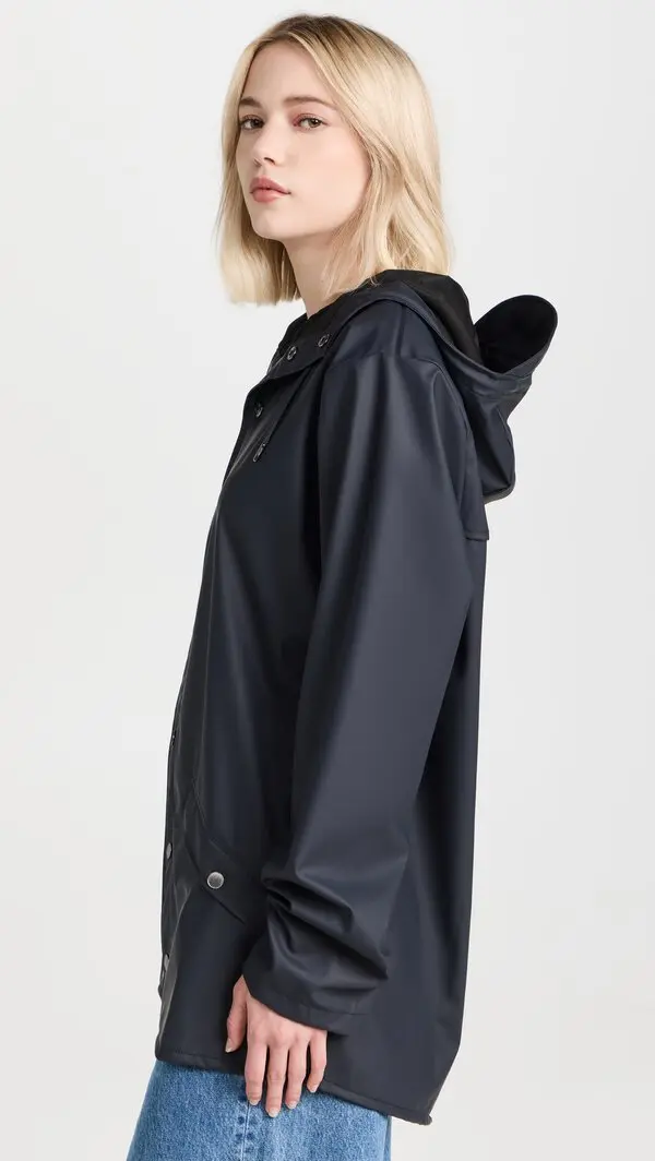 Rains Water-resistant Rain Jacket - Navy