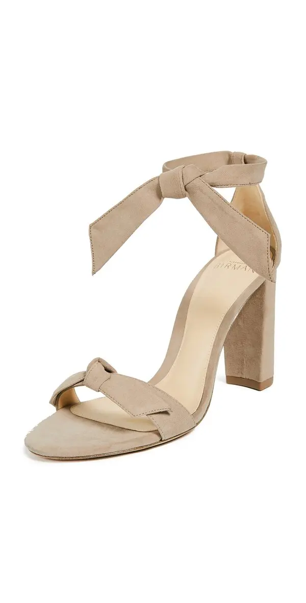 ALEXANDRE BIRMAN Clarita Block 90mm Sandals - Cameo