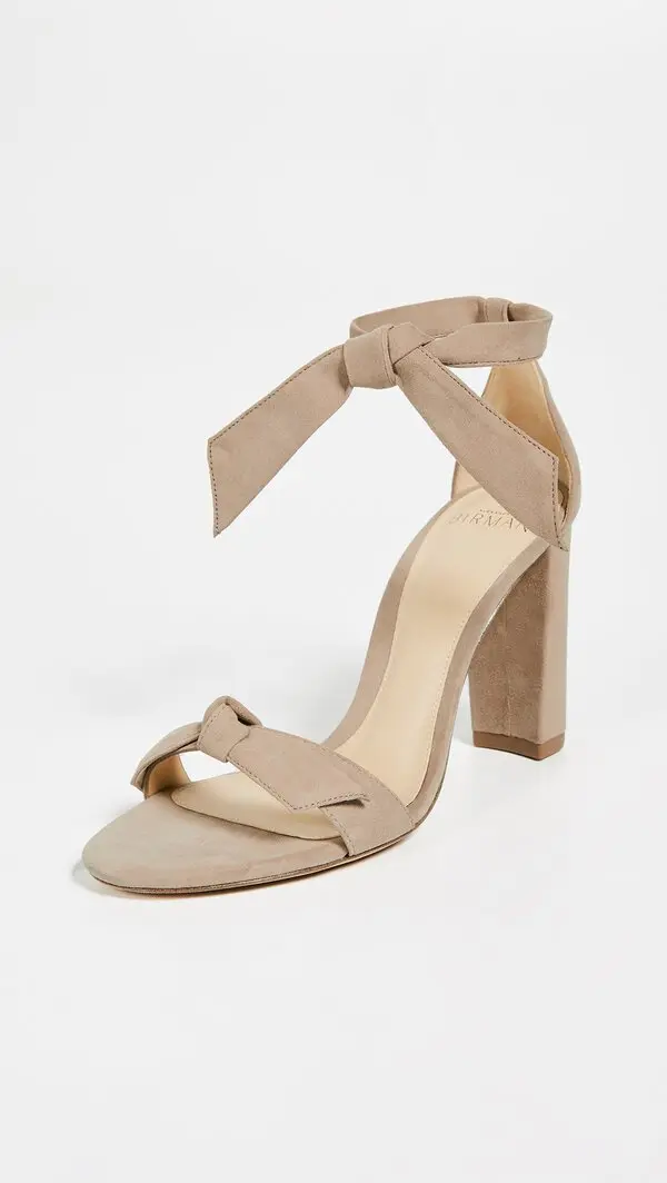 ALEXANDRE BIRMAN Clarita Block 90mm Sandals - Cameo
