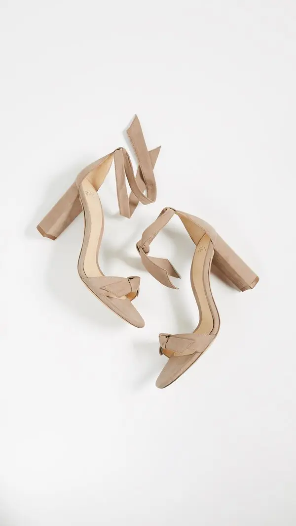 ALEXANDRE BIRMAN Clarita Block 90mm Sandals - Cameo
