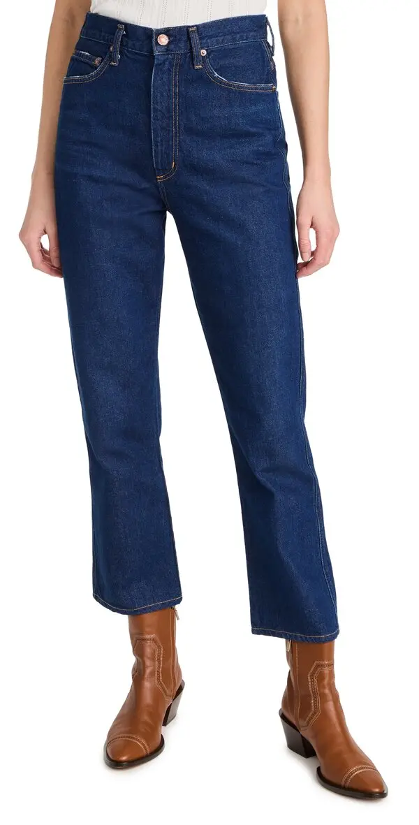 AGOLDE Pinch Waist High Rise Kick Flare Jeans