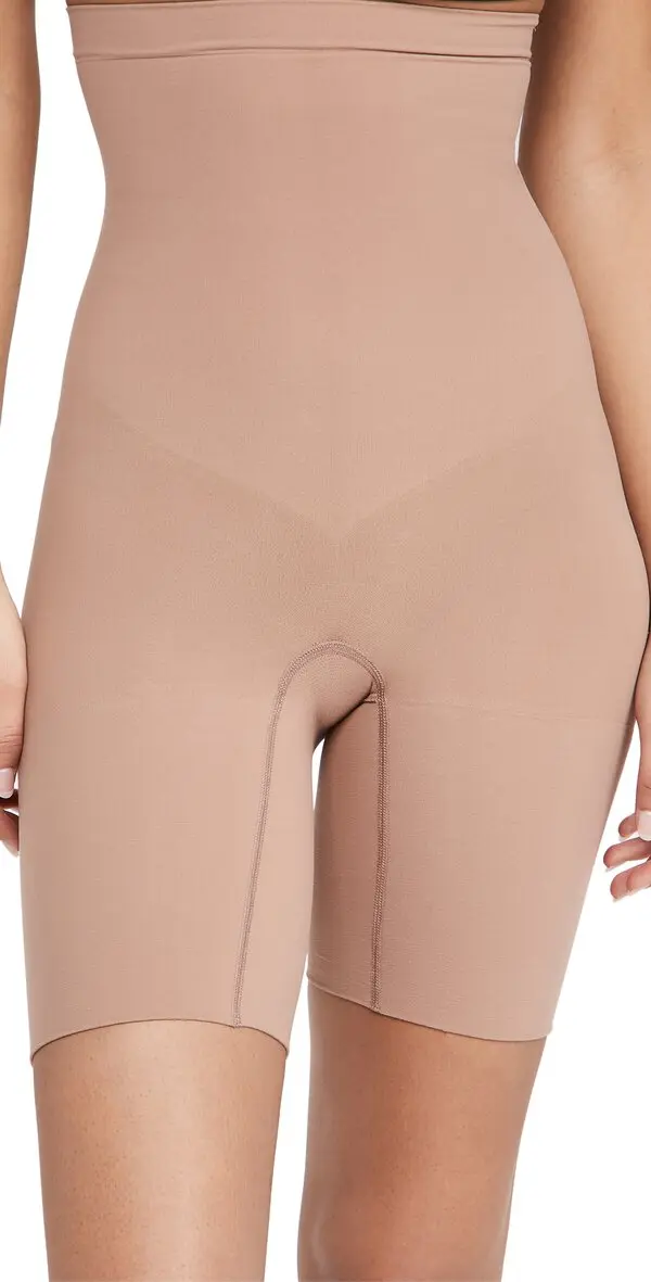 Spanx Higher Power Shorts - Cafe Au Lait