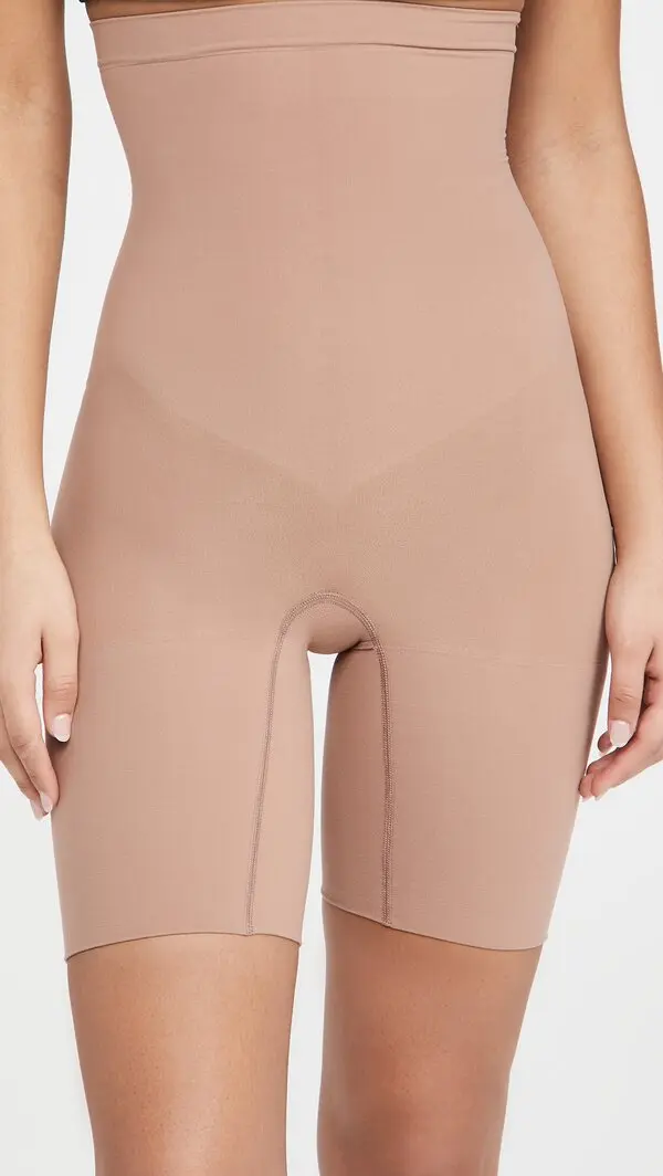 Spanx Higher Power Shorts - Cafe Au Lait