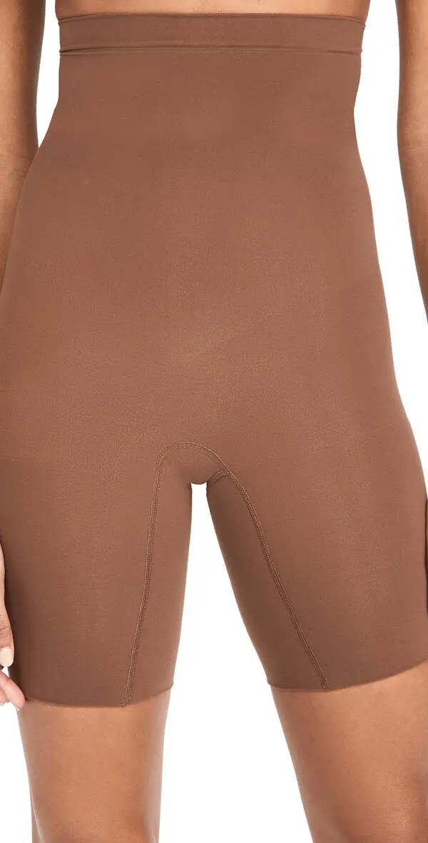 Spanx Higher Power Shorts - Chestnut Brown