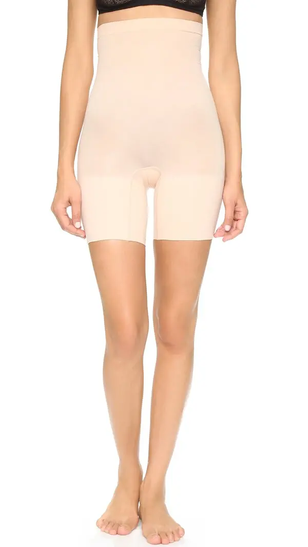 Spanx Higher Power Shorts - Soft Almond