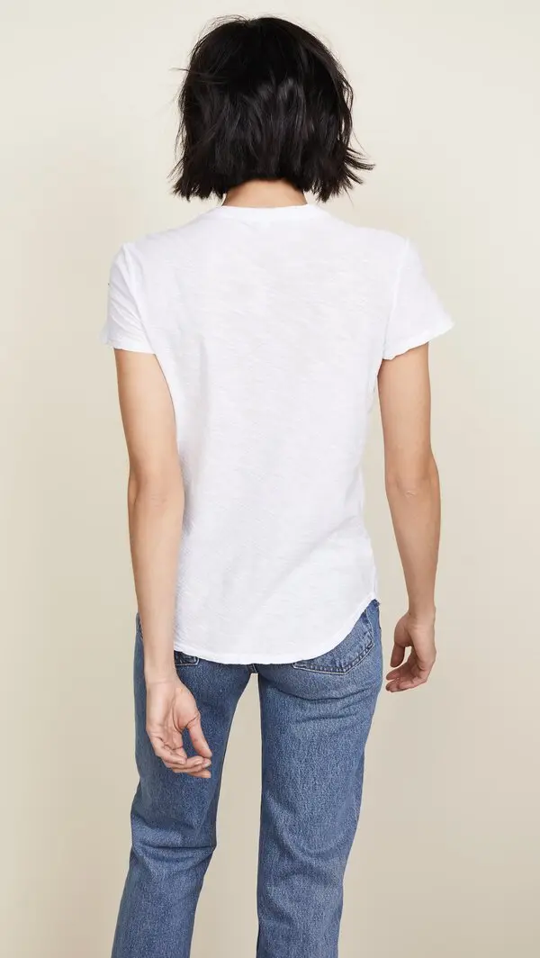 JAMES PERSE Slub Crewneck Tee - White