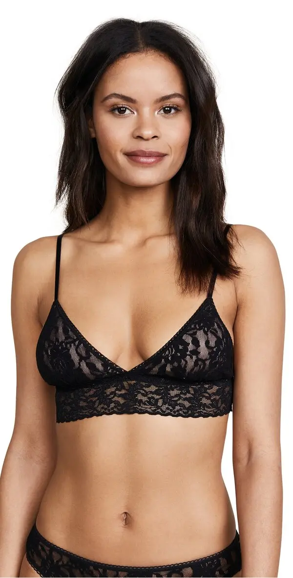 Hanky Panky Signature Lace Padded Bralette - Black