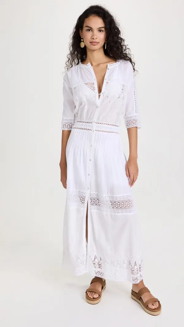 LoveShackFancy Beth Maxi Dress