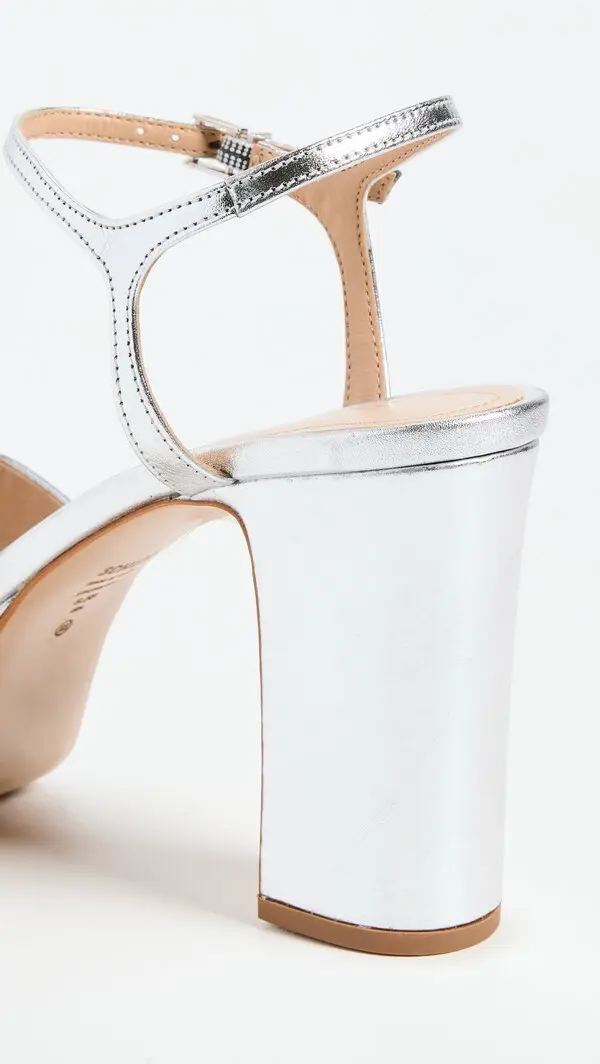 Schutz Keefa Platform Sandals - Prata