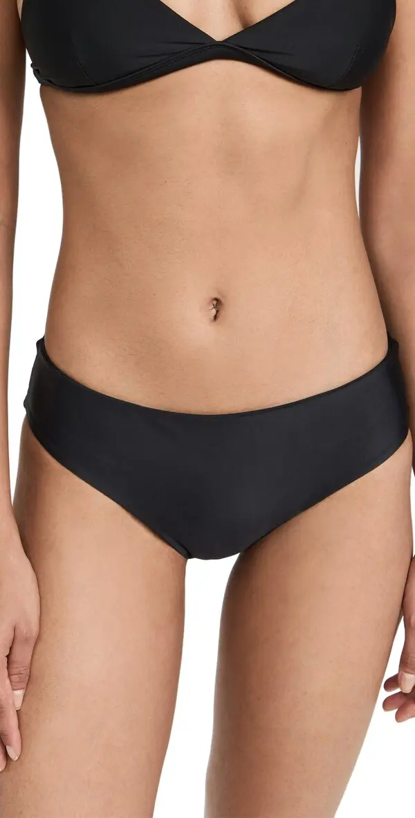 Mikoh Cruz Bay Full Coverage Bikini Bottom - Noir