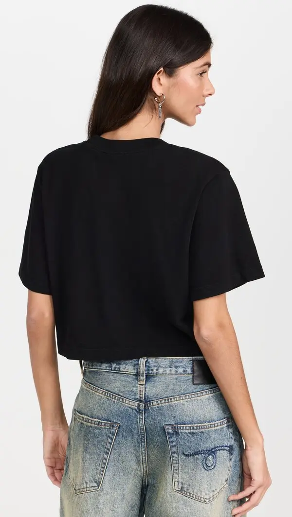 Cotton Citizen Tokyo Crop Tee - Jet Black