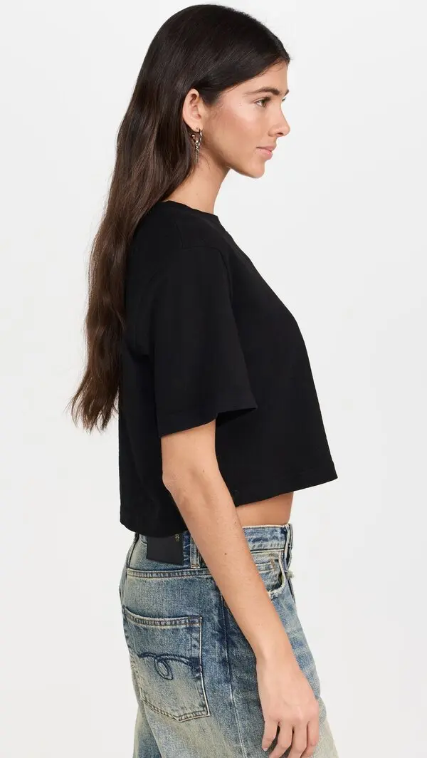 Cotton Citizen Tokyo Crop Tee - Jet Black