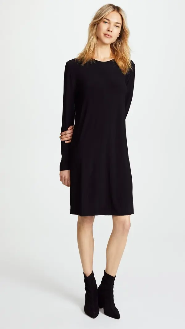 Norma Kamali Kamali Kulture Go Crew Neck Dress