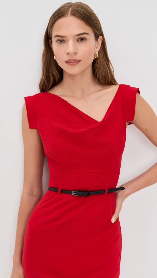 open lace back dress Senza Tempo Fashion Jackie Dress - Red main image 0
