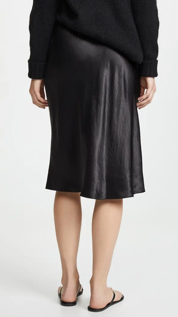 Vince Slip Skirt - Black