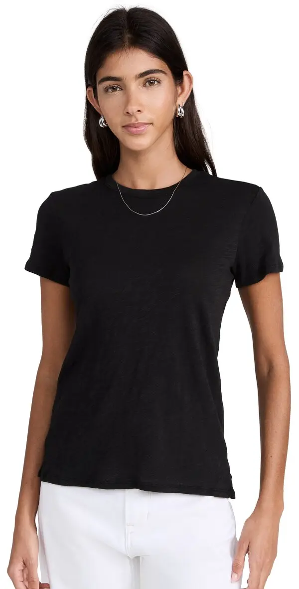 ATM Anthony Thomas Melillo Schoolboy Crewneck T-shirt - Black