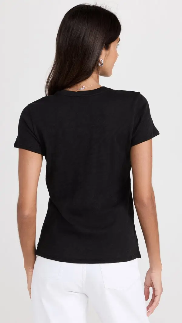 ATM Anthony Thomas Melillo Schoolboy Crewneck T-shirt - Black