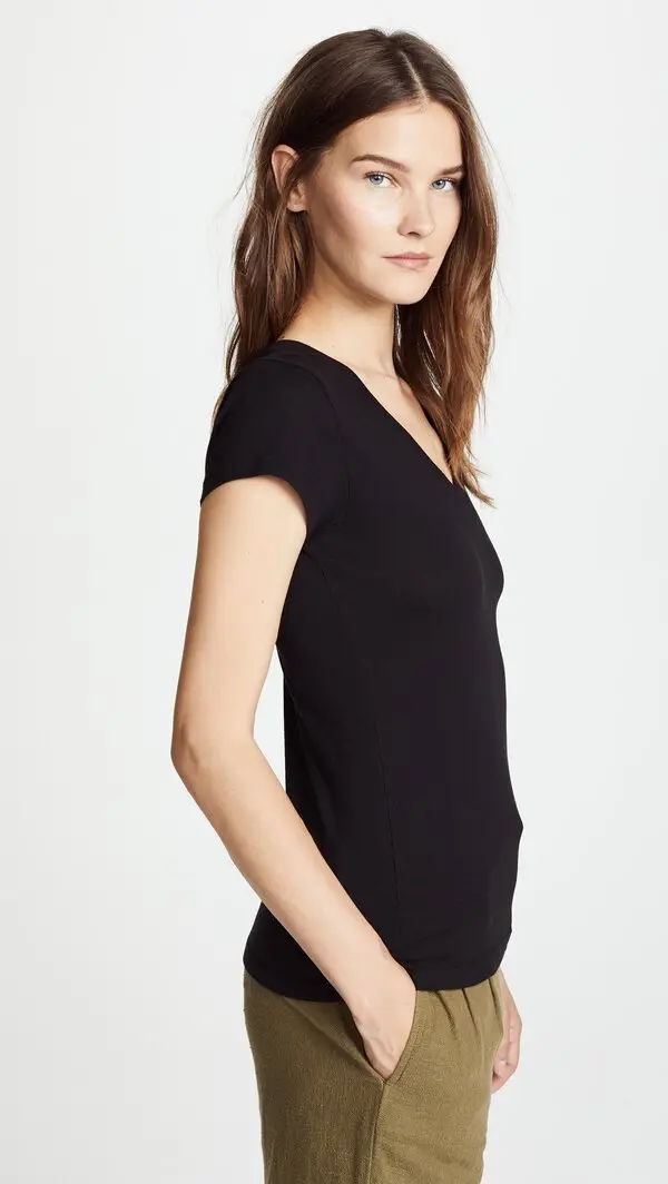 L'Agence Becca V-neck Tee