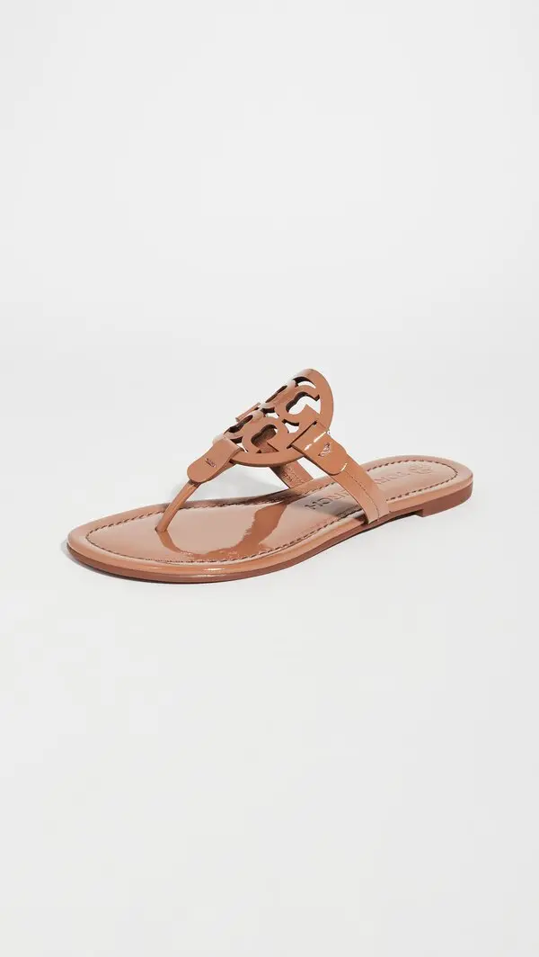 Tory Burch Miller Thong Sandals - Tan
