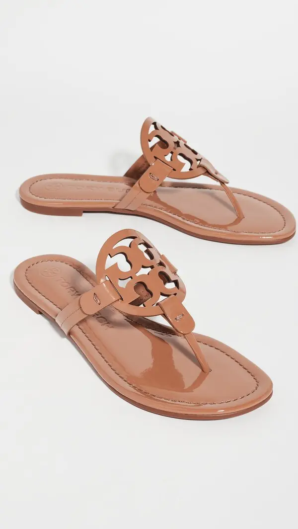Tory Burch Miller Thong Sandals - Tan