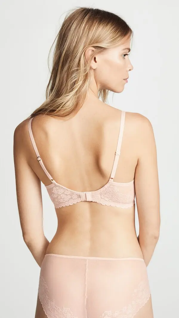 Natori Cherry Blossom Convertible Contour Underwire Bra - Cameo Rose