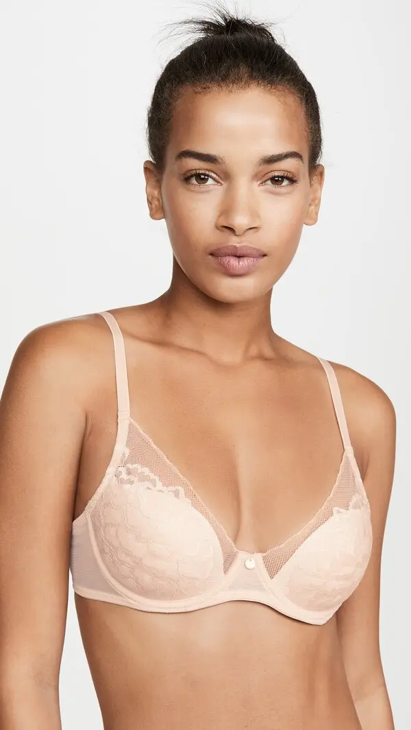 Natori Flora Contour Underwire Bra - Cameo Rose/cashmere