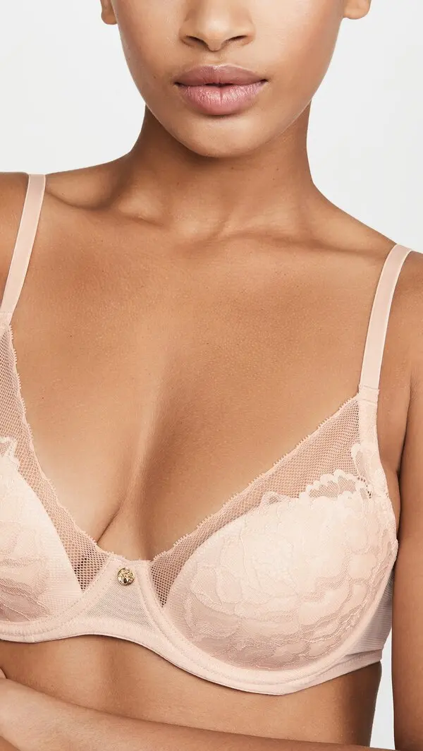 Natori Flora Contour Underwire Bra - Cameo Rose/cashmere
