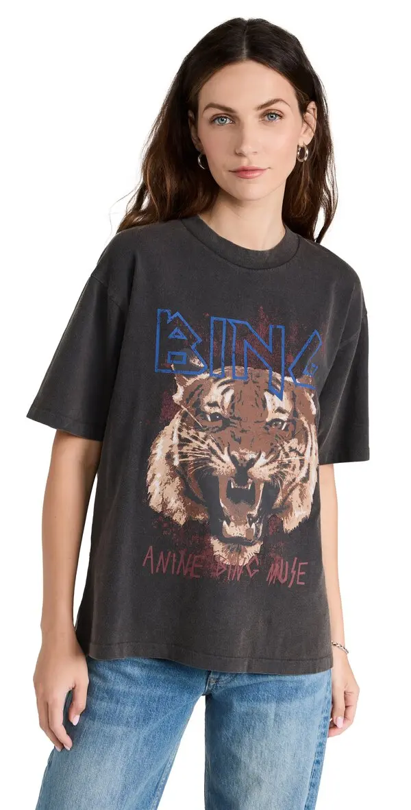 ANINE BING Tiger Tee