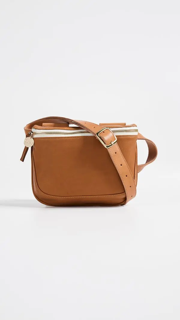 Clare V. Leather Fanny Pack - Tan