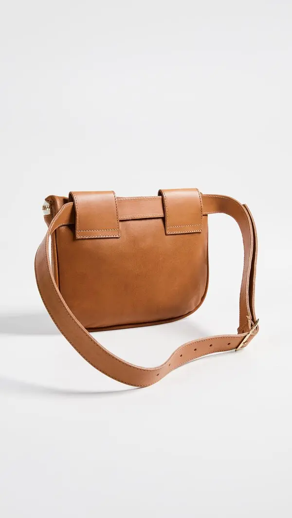 Clare V. Leather Fanny Pack - Tan