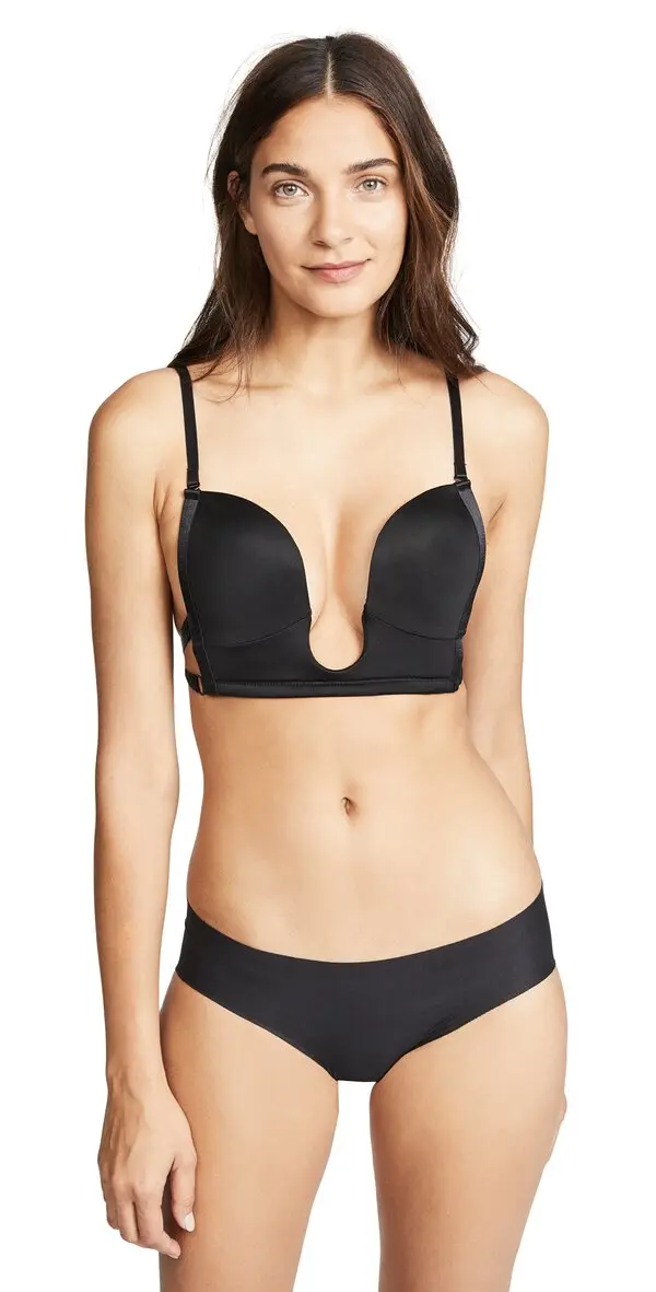 THE NATURAL Plunge Bra - Black