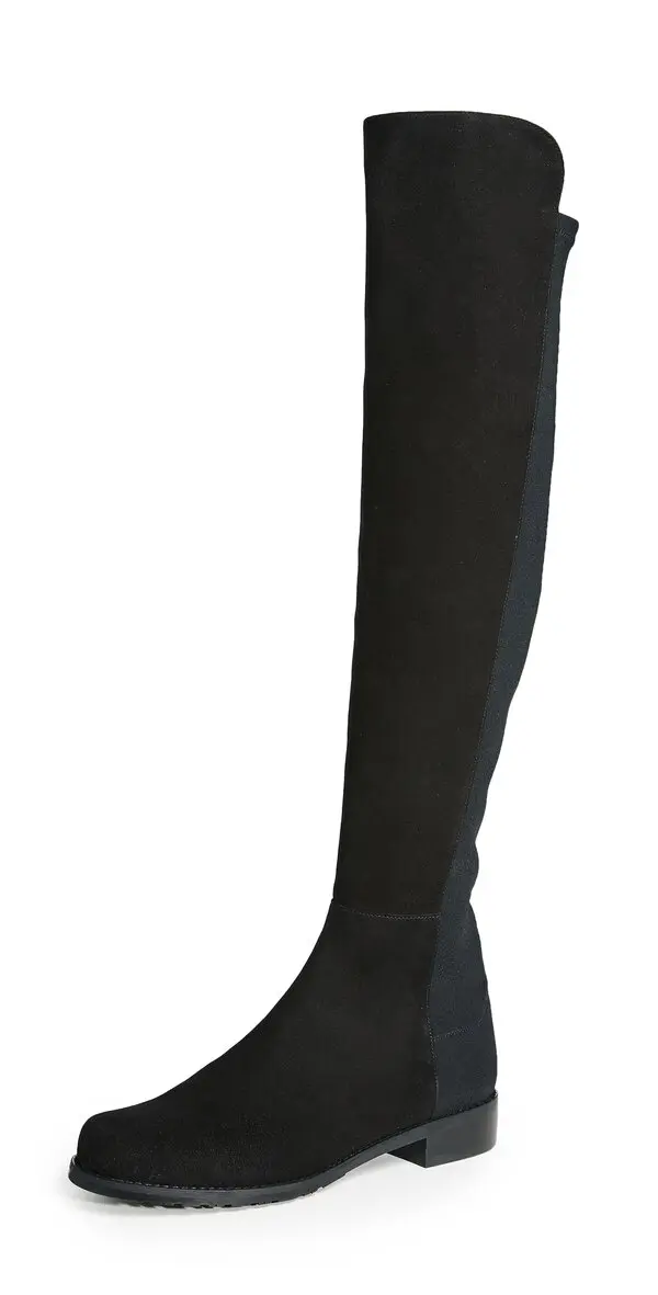 STUART WEITZMAN 5050 Stretch Suede Over-the-knee Boots