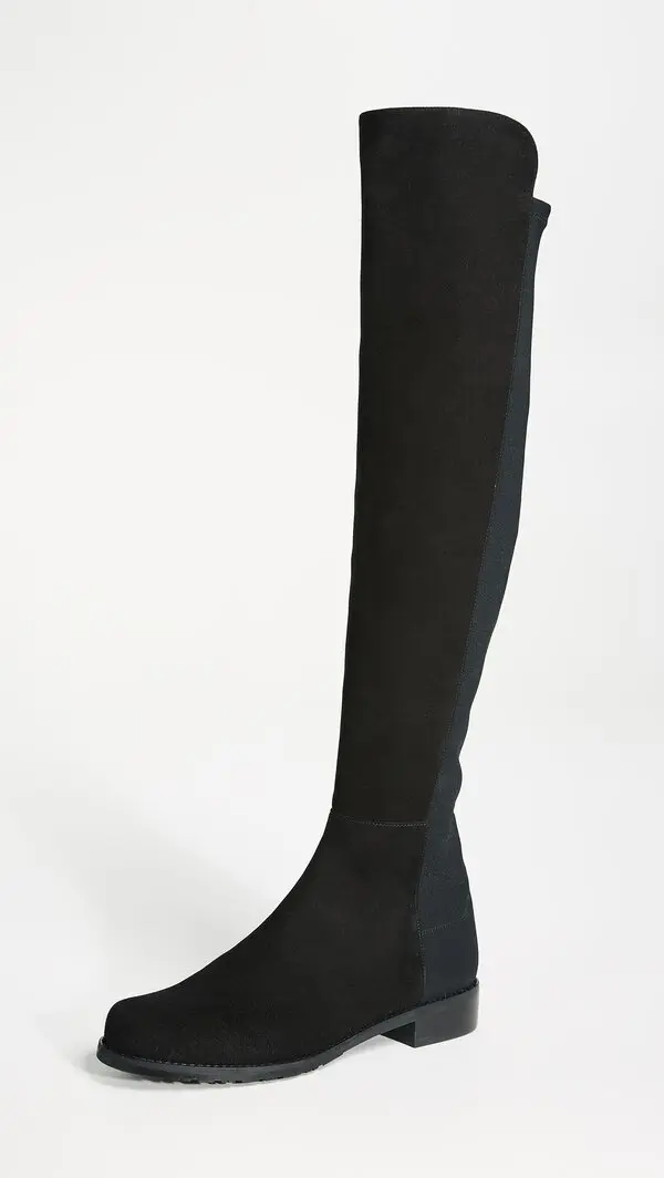STUART WEITZMAN 5050 Stretch Suede Over-the-knee Boots