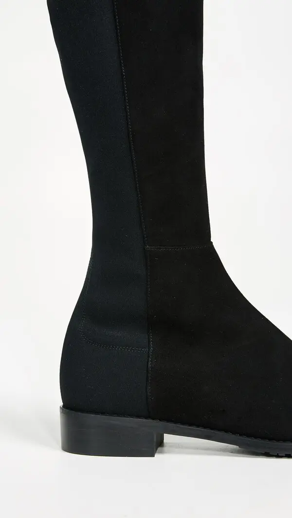 STUART WEITZMAN 5050 Stretch Suede Over-the-knee Boots