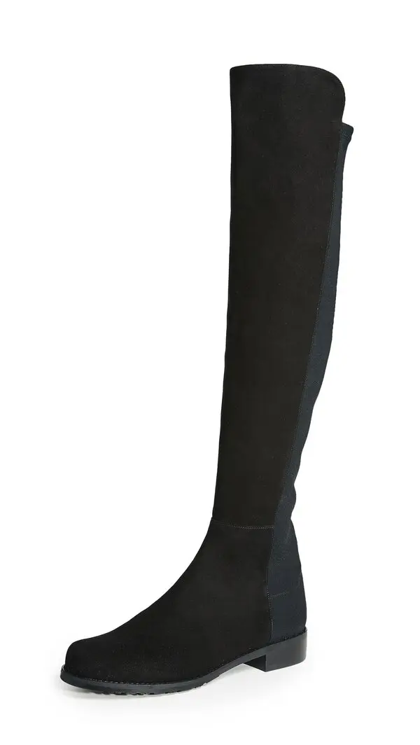 STUART WEITZMAN 5050 Stretch Suede Over-the-knee Boots