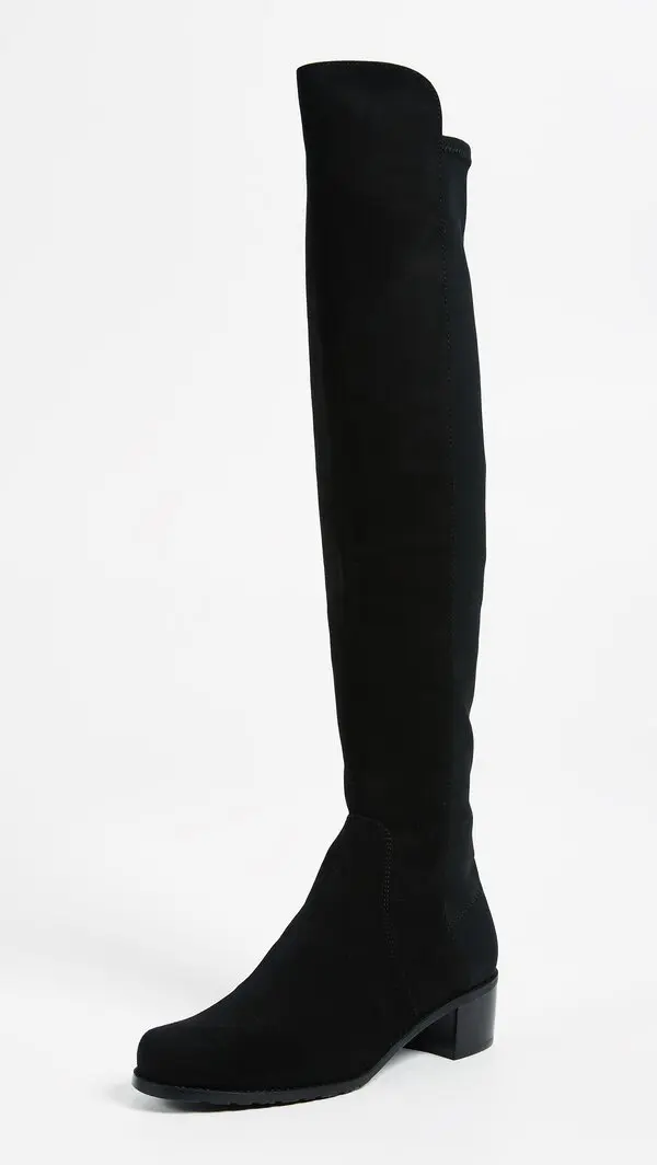 STUART WEITZMAN Reserve Stretch Suede Boots