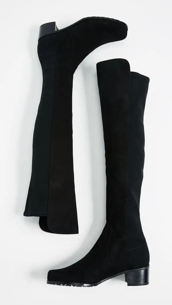 STUART WEITZMAN Reserve Stretch Suede Boots