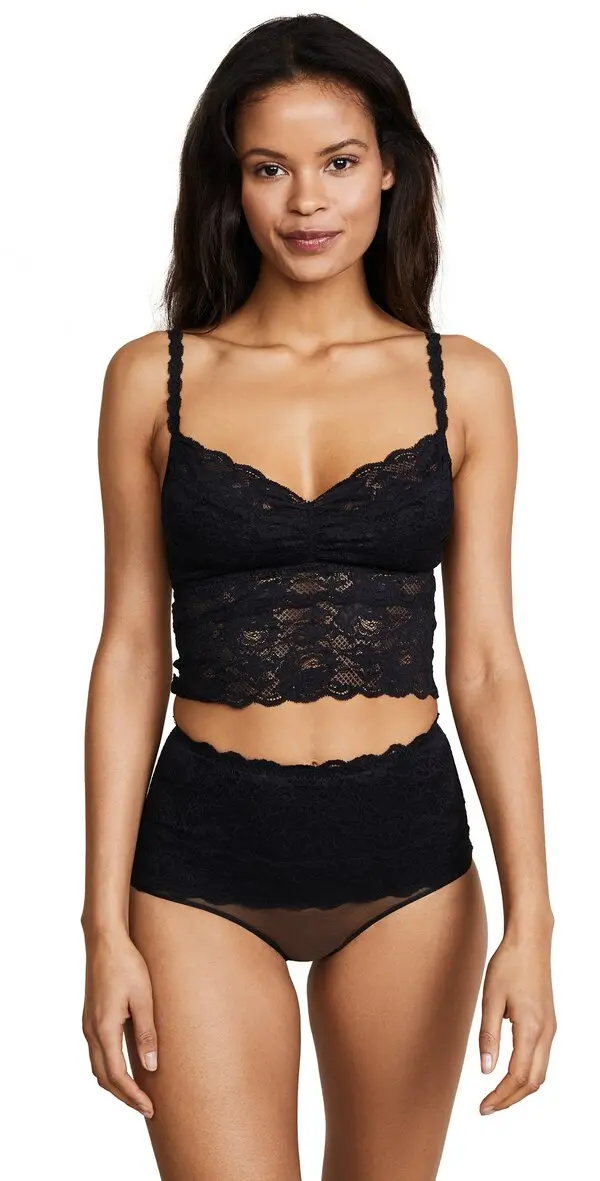 Cosabella Never Say Never Cropped Cami - Black