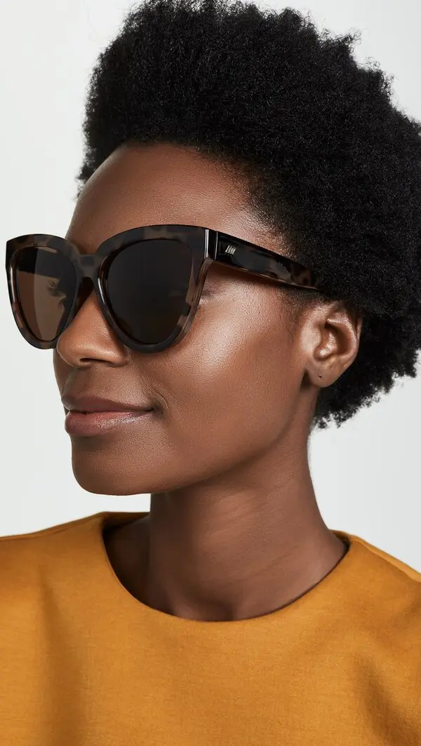 Le Specs Liar Liar Cat Eye Sunglasses - Volcanic Tort/brown Mono