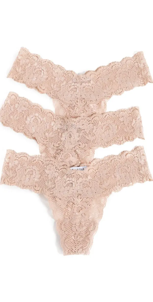 Cosabella Never Say Never Cutie Low Rise Thong 3 Pack