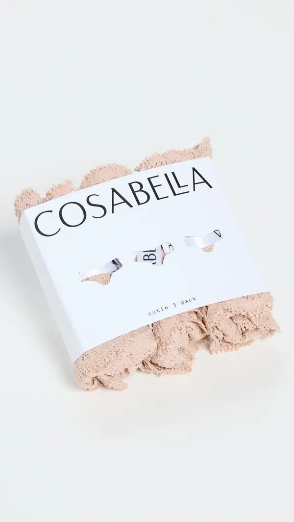 Cosabella Never Say Never Cutie Low Rise Thong 3 Pack