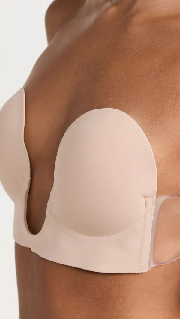Fashion Forms U Plunge Backless Strapless Bra - Almond