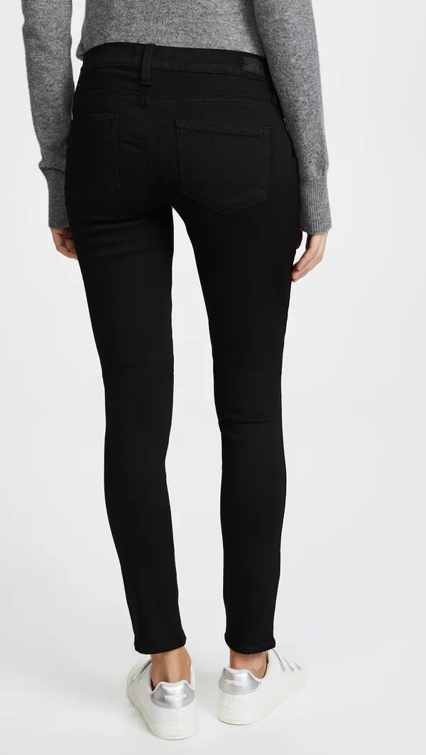 Paige Transcend Verdugo Ultra Skinny Maternity Jeans - Black Shadow