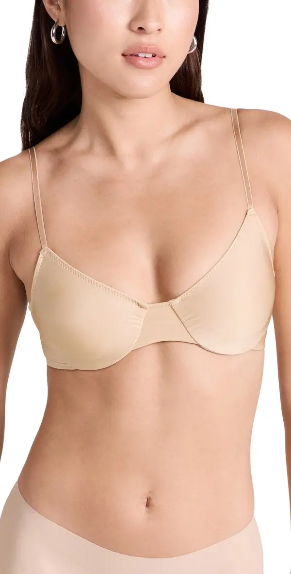 Only Hearts Second Skins Underwire Bra - Almond