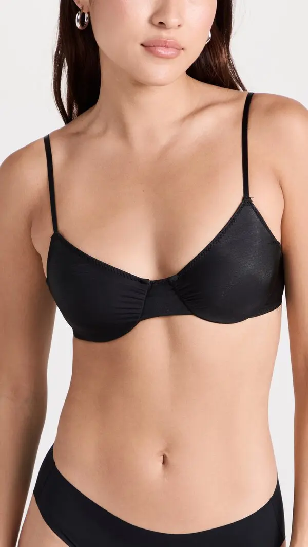 Only Hearts Second Skins Underwire Bra - Black
