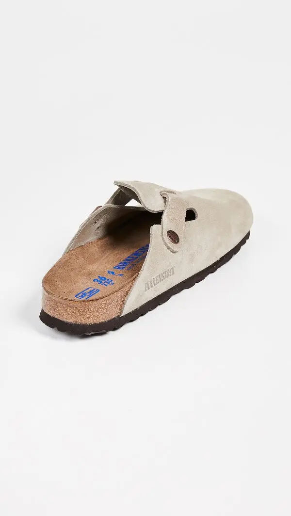 BIRKENSTOCK Boston Soft Footbed Clogs - Taupe