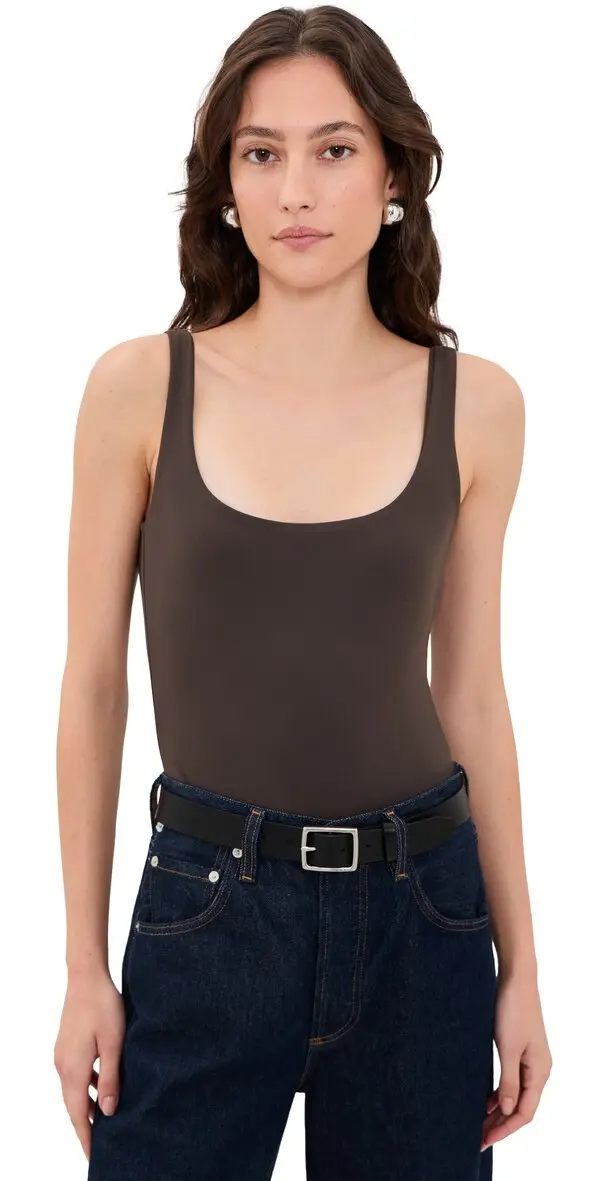 Susana Monaco Low Back Thong Bodysuit - Java