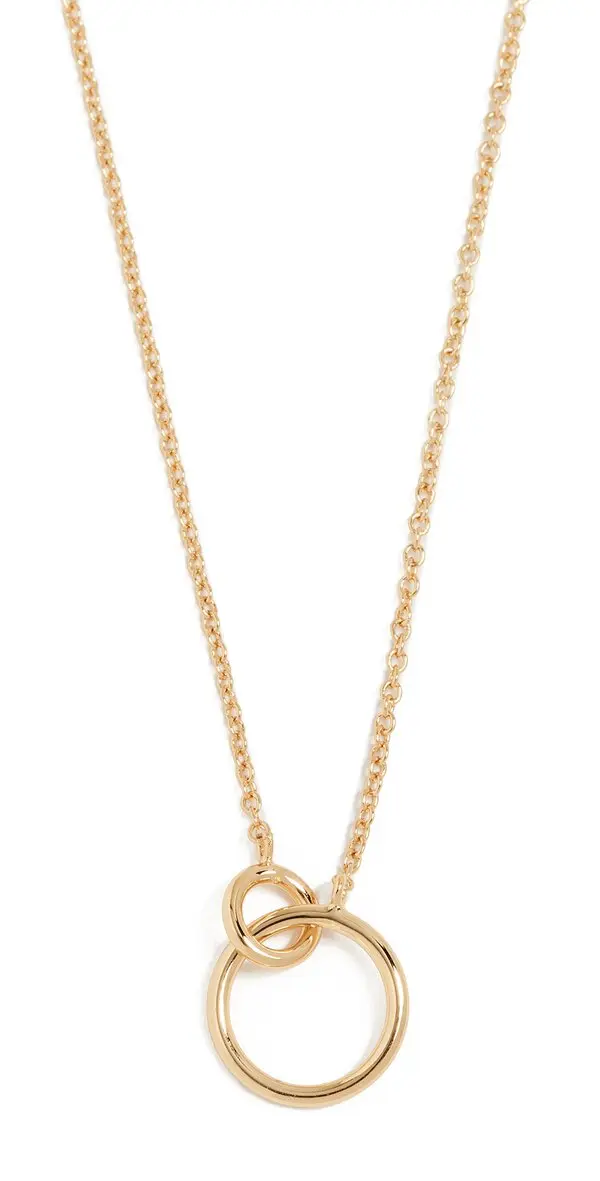 Gorjana Wilshire Charm Necklace - Yellow Gold