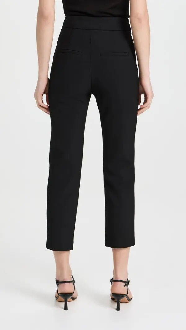 Veronica Beard Renzo Straight Leg Pants - Black
