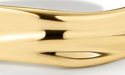 D.LOUISE Small Molten Hoop Earrings